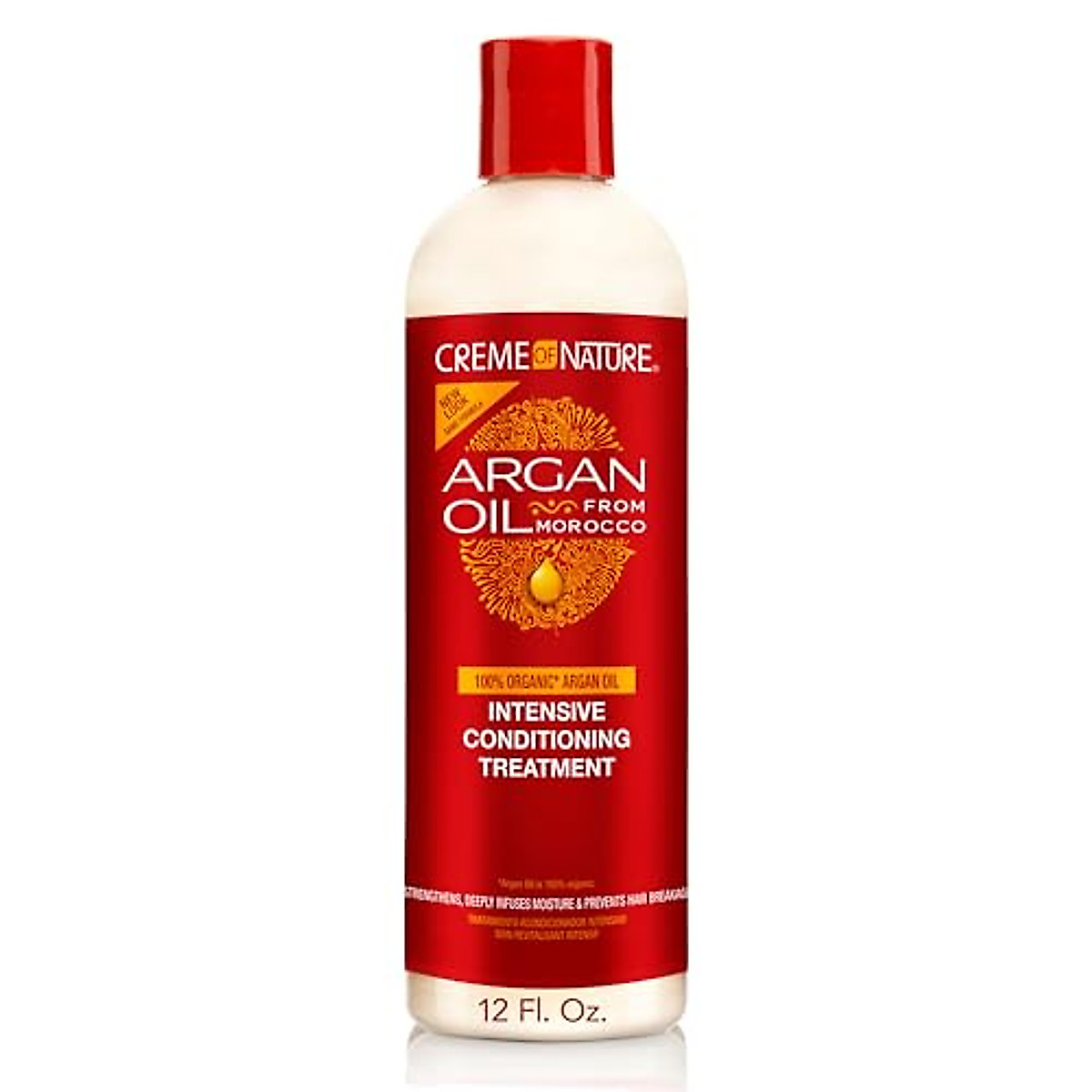 Creme of Nature, Argan Oil for Hair, Intensive Conditioning Treatment, Argan Oil of Morocco, Moisturizing Hair Care, 12 Fl Oz