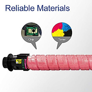 GREENRHINO Remanufactured (High Yield) Toner Cartridge Replacement for Ricoh MP C4503 MP C5503 MP C6003 MP C4504 MP C5504 MP C6004-841851 (Magenta, 1-Pack)