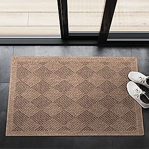 Adiva Rugs Jute Sisal Area Rug in Natural Look for Indoor Outdoor Use, Comfortable, Strong, Durable, Patio, Porch, Hallway (Mocca, 2’ X 3’)