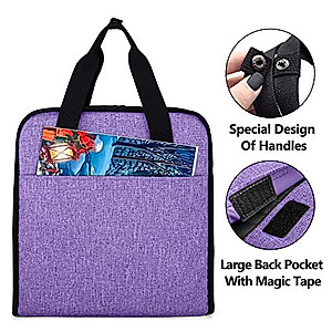 YARWO Carrying Case for Diamond Painting A4 Light Pad, Diamond Painting Storage Bag for LED Light Box and Diamond Art Tools, Purple (Bag Only)
