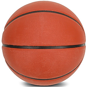 AND1 Fantom Rubber Basketball - Official Size Streetball, Made for Indoor and Outdoor Basketball Games - Sold Deflated (Pump NOT Included), Orange, Size 7