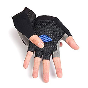 Xiaoling Cycling Bike Gloves, Summer Style High Elastic Breathable Mesh Half-Fingered Biking Gloves, Outdoor Sports Cycling Shock-Absorbing Anti-Slip Breathable MTB Road Biking Gloves