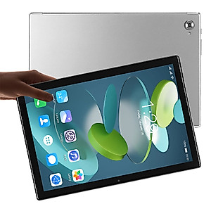 Yoidesu 10.1in Tablet for Android, 5G WiFi 4G LTE Call Tablet with BT Keyboard, FHD Touch Screen Ultra Thin Tablet, 8GB RAM 256GB ROM, Octa Core CPU, Dual Speakers Dual Cam (US Plug)