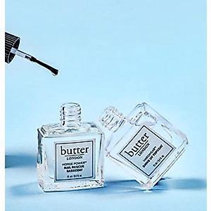 butter LONDON Horse Power Nail Rescue Basecoat, Helps Restore & Rescue Damaged Nails, Helps Promote Nail Growth & Prevent Staining, Cruelty & Gluten Free