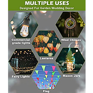 Eazielife Sprimden Outdoor String Light Pole, 10 FT Heavy Duty Hanging Light Stand Pole for Outside Garden Lawn, Patio, Christmas, Wedding, Party (2 Packs)