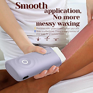 Waxfans,Wax Roller Kit,Wax Warmer for Hair Removal,Waxing Kit for Women,Roll on Wax Kit,Easy to Use Wax Kit,Roll on Wax