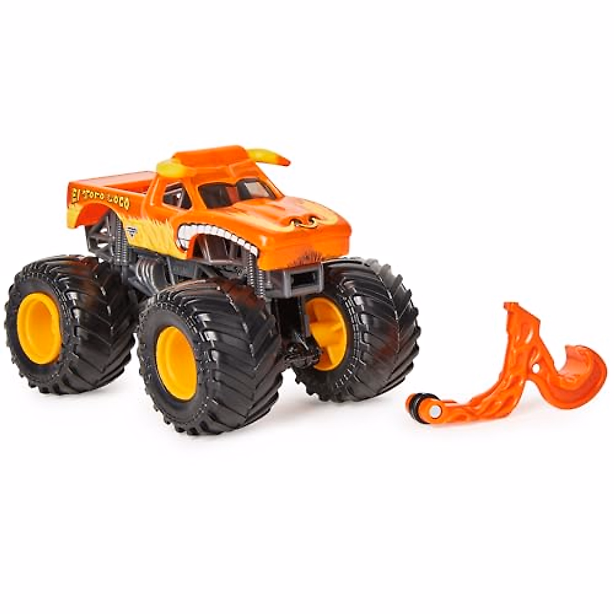 Monster Jam, Official El Toro Loco Monster Truck, Die-Cast Vehicle, Shear Madness Series, 1:64 Scale