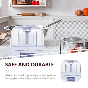 BILPIKOGoo 6 Grid Rice Dispenser, Rotating Grain Storage Container, One-Click Output Round Rice Container Rotating Grain Dispenser Kitchen Organization 10 kg