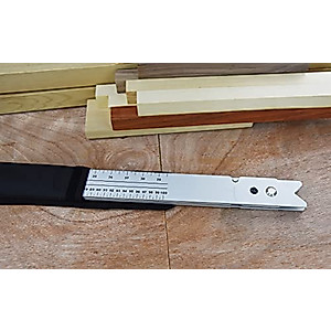 Triangle Ruler 48 Inches Folding Aluminium Framing Square Construction Tools Combination Carpentry Squares in Framing Roofing Stair Work Woodworking Movable Right Angle 90°45 Degree Angle Ruler