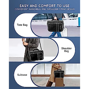CONGDAREN Carrying Case for PS5 Travel Case for PS5 Protective Case Bag Suitable for PS5 Disc/Digital Edition Console, Controllers, Game Cards, Gaming Headset and Other Accessories