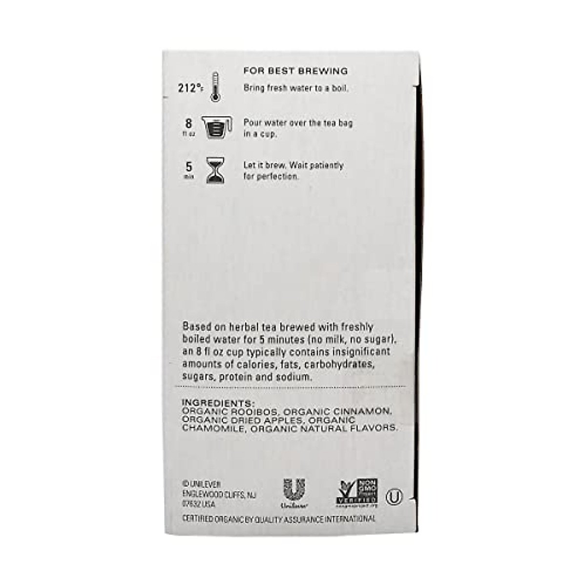 Tazo Organic Baked Cinnamon Apple Tea, 20 ct