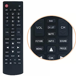 ONA50UB19E05 ONC50UB18C05 Remote Control fit for ONN 4K Ultra HD (2160P) UHD LED TVs