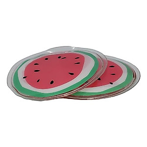 Cala Hot and Cold Eye Pads - Soothing, Revitalizing, Puffiness, Refresh, Relieves Stress, Relax, Relieves Puffiness and Tension, Watermelon (69163)