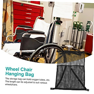 Alipis 3 Pcs Oxygen Cylinder Back Bag Stroller Storage Pouch Stroller Organizer Bag Wheelchair Hanging Bag Wheelchair Storage Pouch Universal Outdoor 1680d Oxford Cloth Backpack Bag