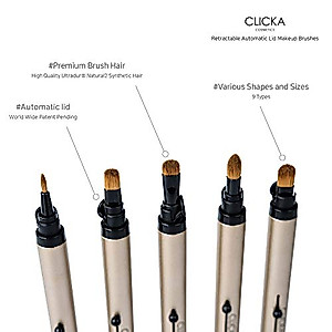 Retractable Automatic Lid Eyeshadow Brush