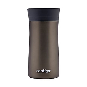 Contigo Pinnacle Autoseal Travel Mug, Stainless Steel Thermal Mug, Vacuum Flask, Leakproof Tumbler, Coffee Mug with BPA Free Easy-Clean Lid, 300 ml, Tans Matte
