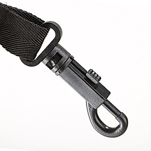 Movo MS-20J-B Music Instrument Neck Strap for Saxophones, Horns, Bass Clarinets, Bassoons, Oboes and More (Blue - Medium Length)