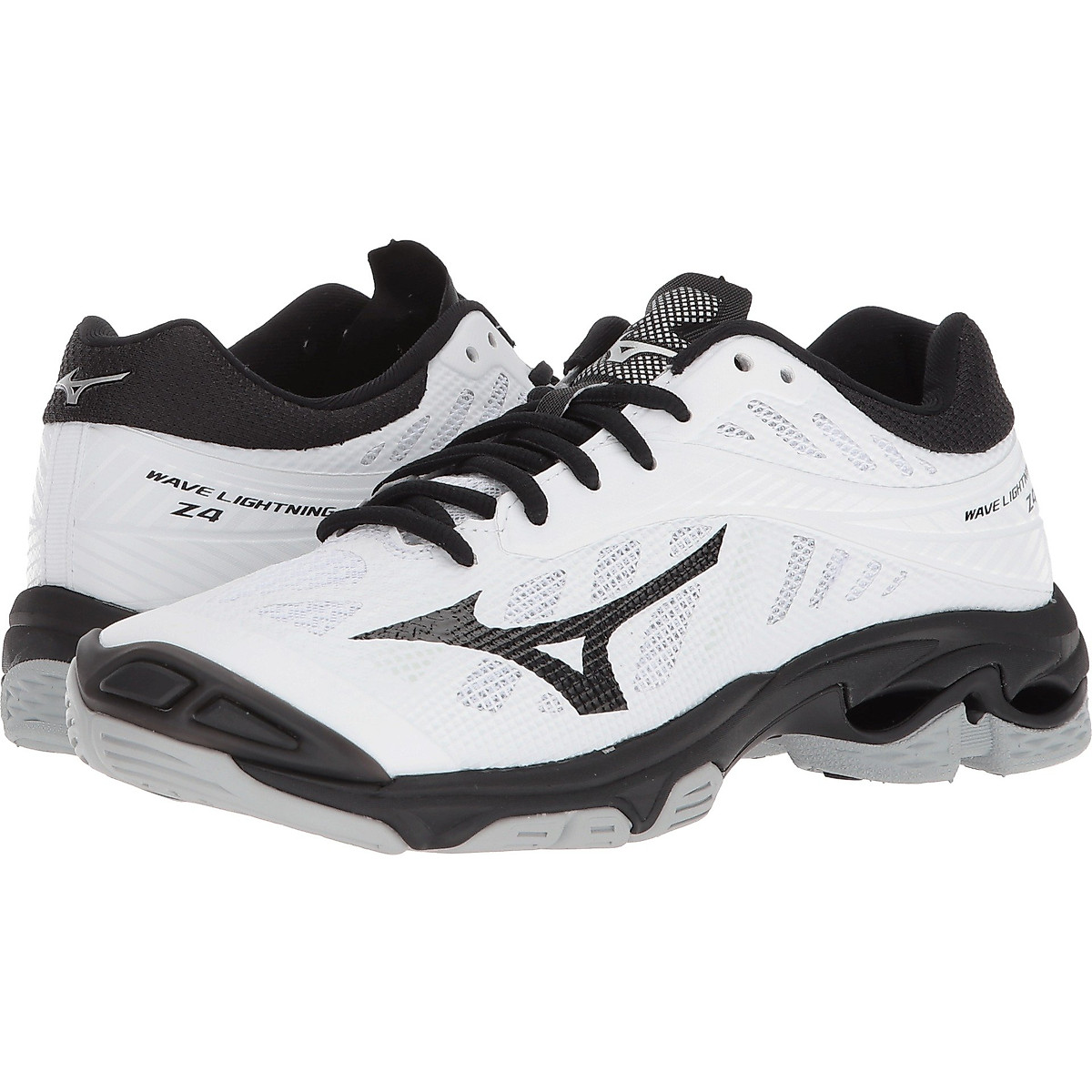 Mizuno Wave Lightning Z4 Womens White-Black 6 White/Black