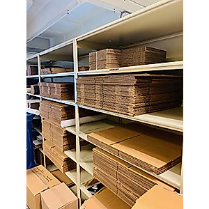 Aurora Quik-Lok Shelving [ Adjustable, Easy-to-Assemble Open Shelving ] Starter Unit | 6 Openings | 76" Tall | 18" Deep | Gray Mist