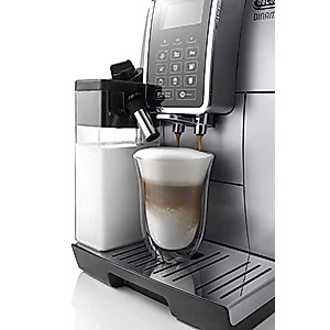 De'Longhi ECAM35075SI Dinamica with LatteCrema System and LCD Display, Silver