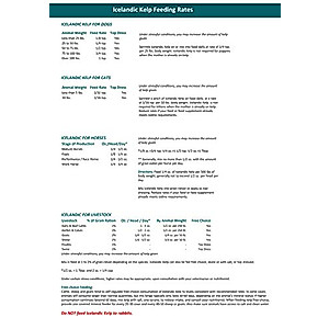 Icelandic Kelp Meal, 5lbs