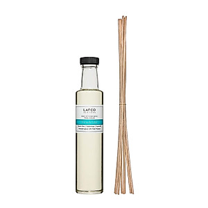 LAFCO New York Reed Diffuser Refill, French Lilac - 8.4 oz - Up to 4-Month Fragrance Life - Includes Natural Wood Reeds - Free of Dyes & Propellants - Made in The USA