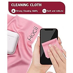 Aocii Cleaner kit for Airpod, Cleaning Putty Compatible with Airpod 3 Airpods pro, Phone Charging Port Cleaning Tool, Pink Cleaner kit for iPhone/Speaker/Earbud, Electronics Cleaner, Gift for Women