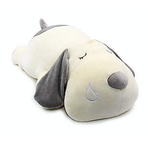 Vintoys Very Soft Dog Big Hugging Pillow Plush Puppy Stuffed Animals Gray 23.5"