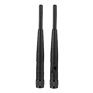 Eightwood 5dBi 2.4GHz WiFi Antenna RP-TNC Male Antennas (2-Pack) Compatible with Trimble Robotic Total Stations, Wireless Router Linksys WRT54G