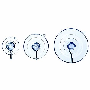 Adams 9761-99-1040 Christmas Suction Cups with Hooks (10 Pack), 3 Size