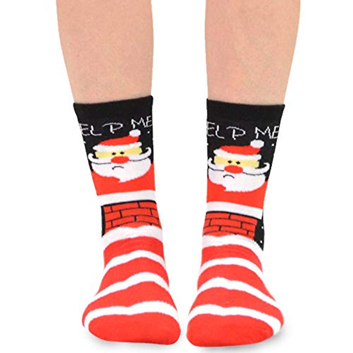 TeeHee Christmas Holiday 12-Pack Gift Socks for Men with Gift Box (Holiday-C)