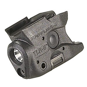 Streamlight 69273 TLR-6 100-Lumen Pistol Light with Integrated Red Aiming Laser Designed Exclusively and Solely for M&P Shield and M&P Shield Plus, 9mm/.40 Only, Black