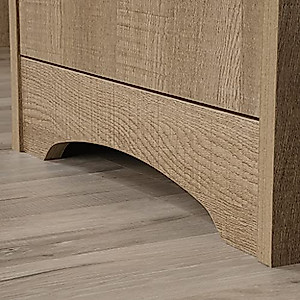 Sauder Beginnings Desk, L: 46.81" x W: 18.50" x H: 29.96", Summer Oak Finish