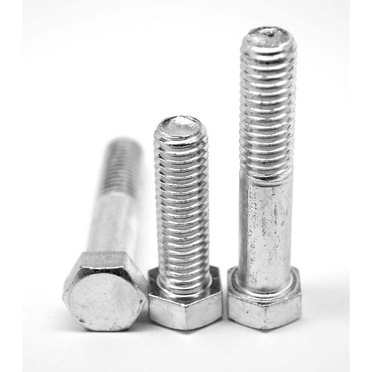 5/16"-18 x 2 1/4" (PT) Coarse Thread Grade 2 Hex Cap Screw (Bolt) Low Carbon Steel Zinc Plated Pk 100