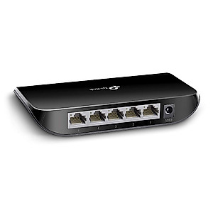 TP-Link LS1005G Litewave 5 Port Layer 2 Gigabit Ethernet Switch Unmanaged, Black
