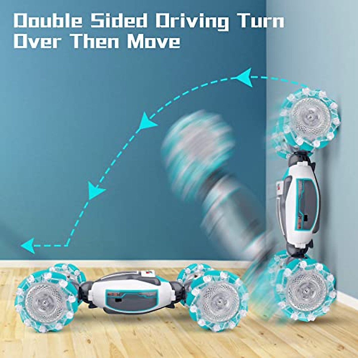 Gesture Sensing RC Stunt Car Toys for 6-12 yr Boys&Girls - Best Birthday Gifts for Kids, 2.4Ghz H&Controlled Remote Control Twist Cars, PREPOP 4WD Transform Off Road for Rotating