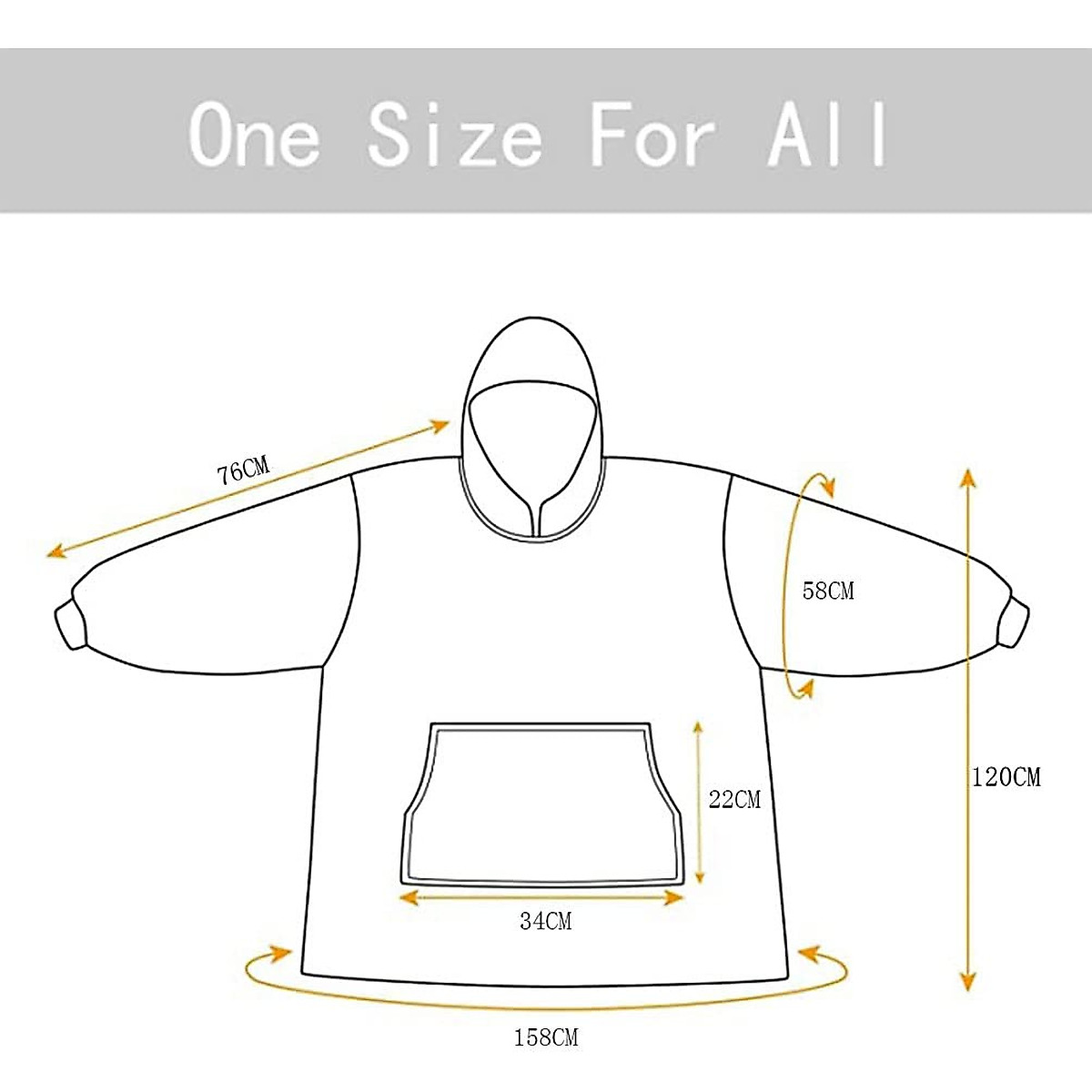 ALIBRAHIM Wearable Blanket Hoodie for Couples, Long-Length Oversize Blanket Sweatshirt for Women and Men Adults, Wearable Hooded Blanket Sweatshirt With Pocket,One Size Fits All (Green)