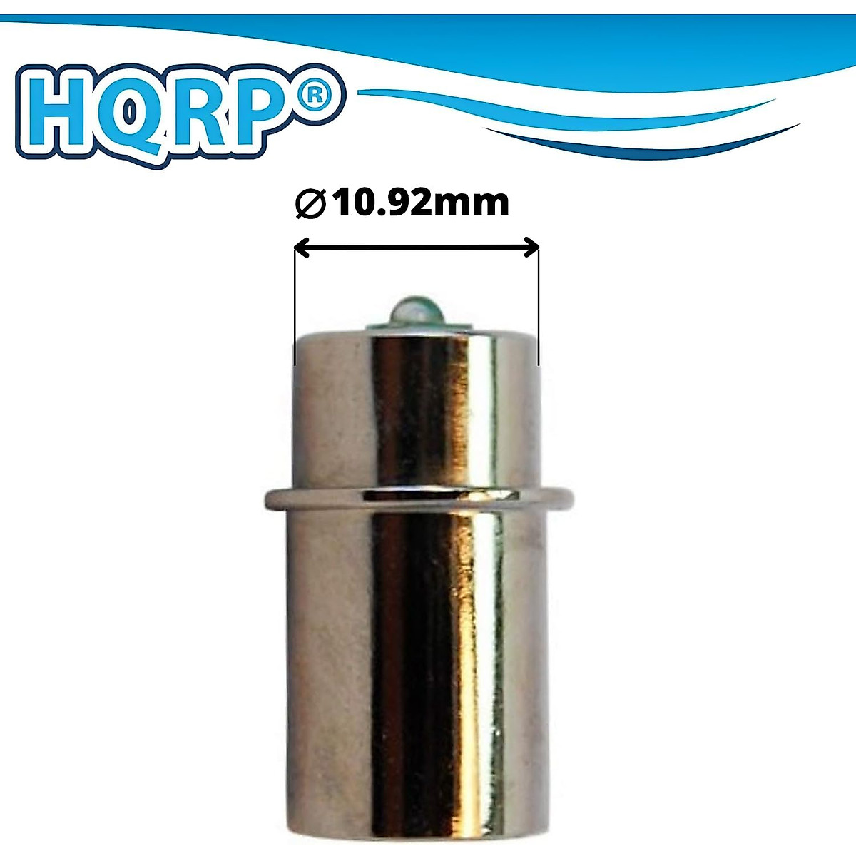 HQRP High Power 3w LED Bulb Compatible with Maglite 3D 4D 5D 6D / 3C 4C 5C 6C / 3-4-5-6 D/C Cell Torch Flashlights Conversion Bulb Upgrade