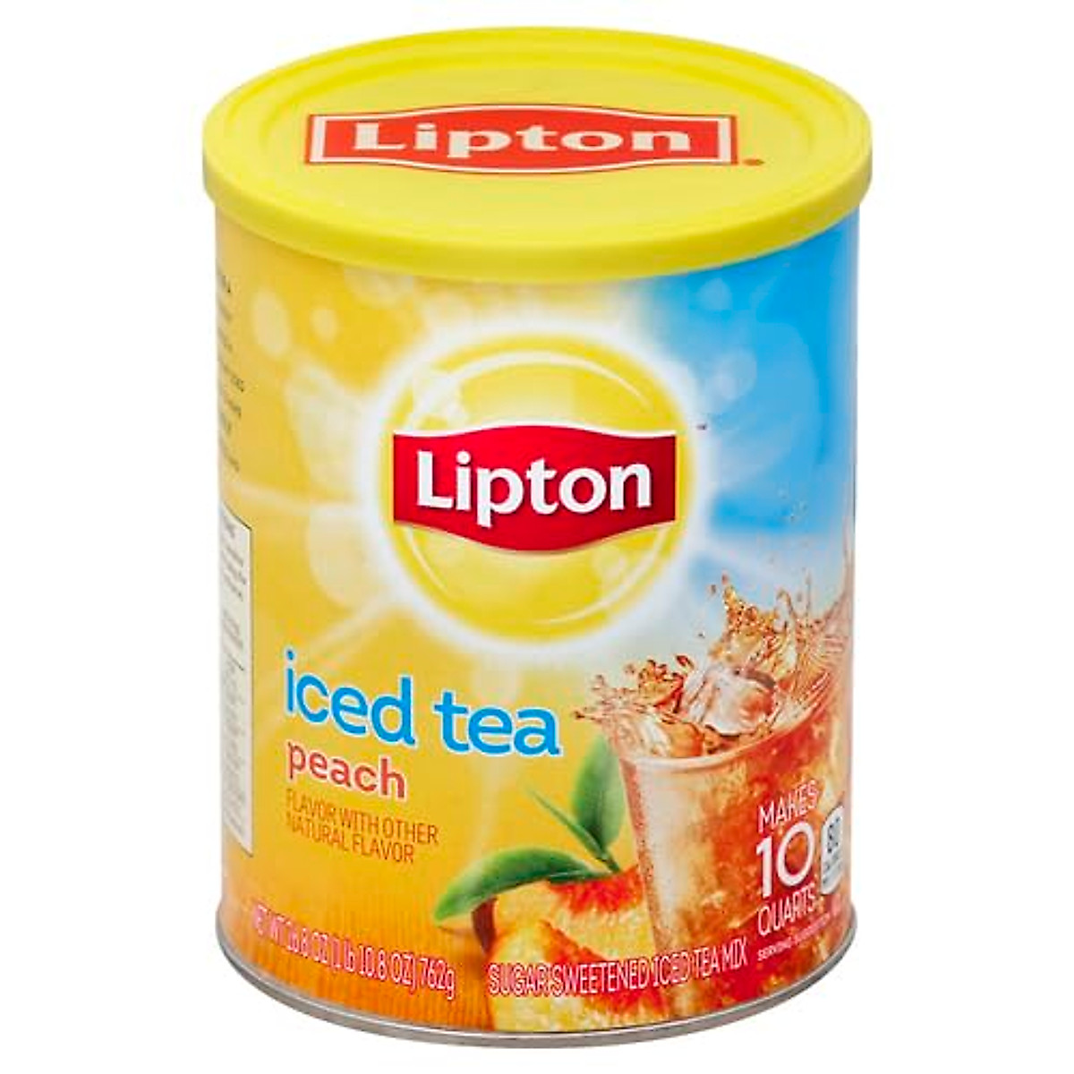 Lipton Iced Tea Mix, Peach 10 qt