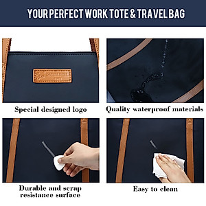 BUG Lightweight Women Laptop Tote Bag for Work, Casual Handbag for Travel Beach College Teacher