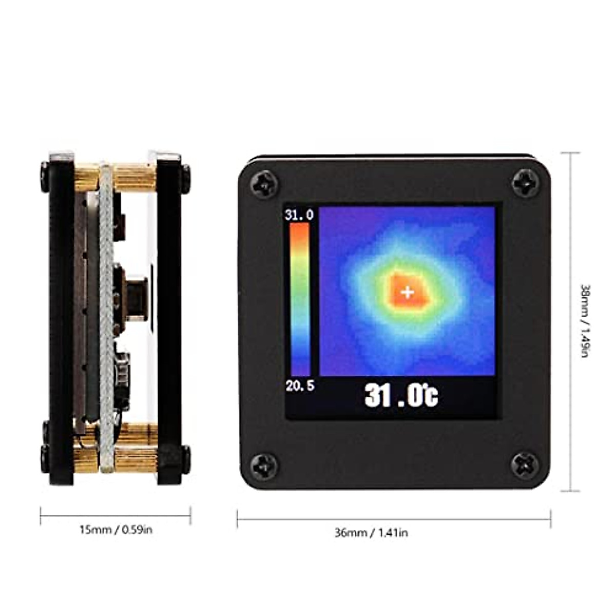 Jorzer Thermal Imager Thermograph Camera Temperature AMG8833 IR Infrared Thermal Imaging Camera Infrared Thermometers