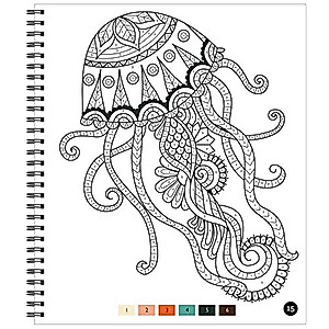 Brain Games - Color by Number: Stress-Free Coloring (Pink)