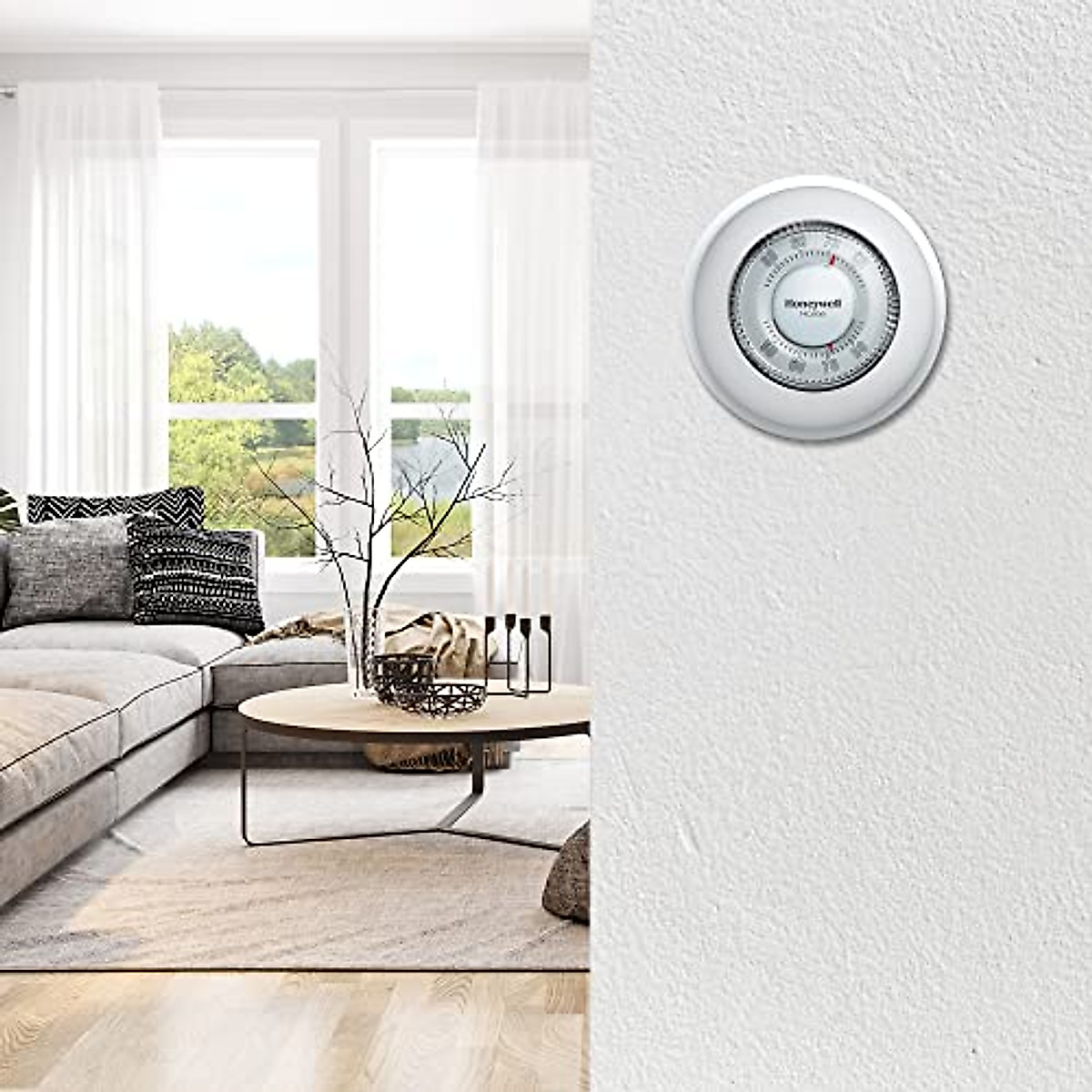 Honeywell Home CT87K1004 The Round Heat Only Manual Thermostat