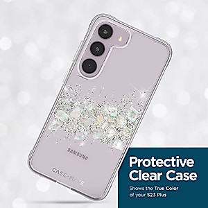 Case-Mate Samsung Galaxy S23 Plus Case [6.6"] [12FT Drop Protection] [Wireless Charging] Touch of Pearl Phone Case for Samsung Galaxy S23 Plus - Cute Sparkle Mother of Pearl Case w/Anti-Scratch Tech