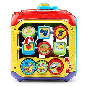 VTech Sort and Discover Activity Cube (Frustration Free Packaging), Red