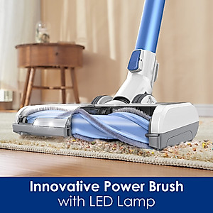 Tineco A10 Hero Cordless Stick/Handheld Vacuum Cleaner with Wall Mount, Super Lightweight with Powerful Suction for Carpet, Hard Floor & Pet - Space Blue