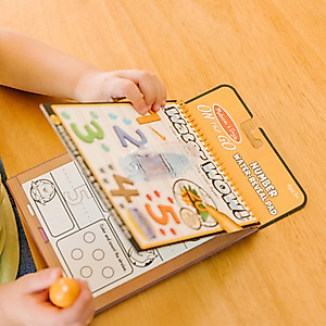 Melissa & Doug On the Go Water Wow! Reusable Water-Reveal Activity Pad - Numbers - FSC Certified