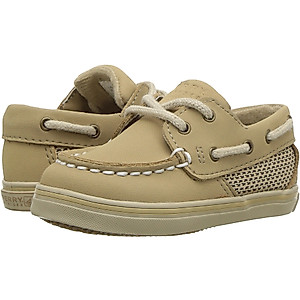 Sperry baby girls Intrepid Crib Boot, Linen/Oat, 2 Infant US