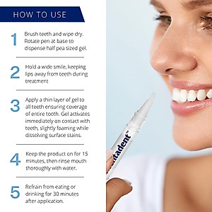 Mentadent Teeth Whitening Gel Pen for Sensitive Teeth, Pack of 2 Easy to Use Teeth Whitener | Dental Products for Beautiful Bright White Teeth & Smile