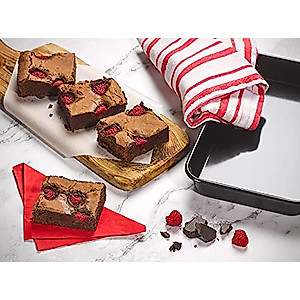 Tala Performance, Brownie Pan, Professional Gauge Carbon Steel with Whitford Eclipse Non-Stick Coating, Cake Tin, 29.4 x 19.1 x 4cm